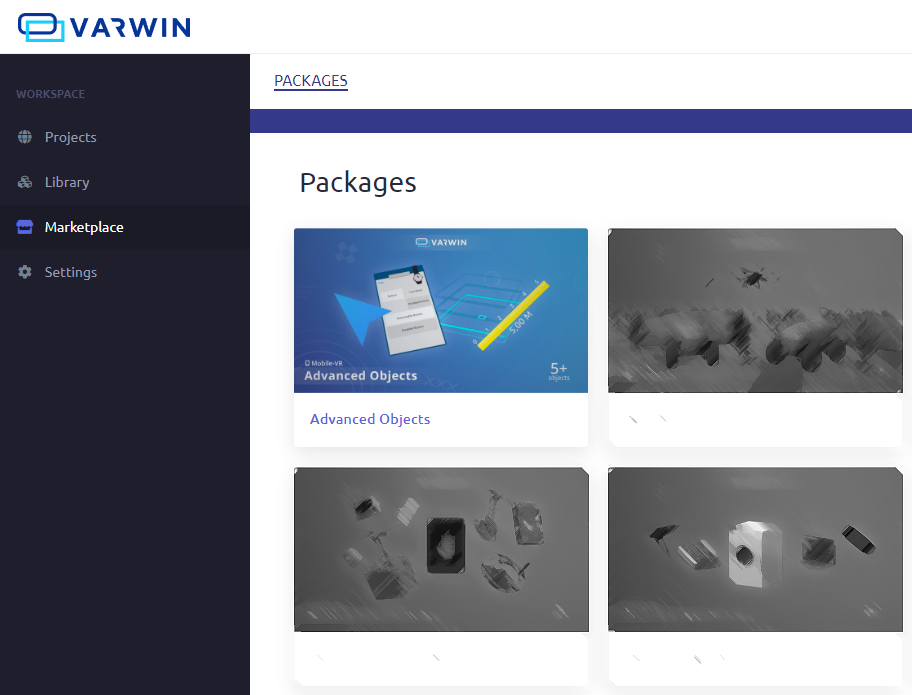 Package of objects "Specialized objects"